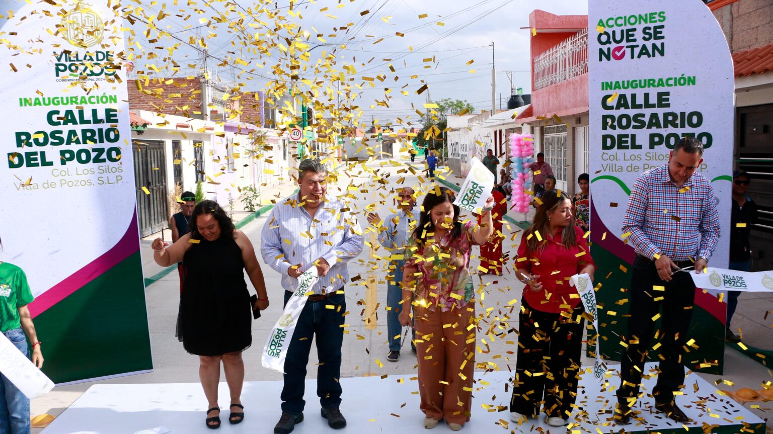 Paty Aradillas entrega rehabilitación de la calle Rosario del Pozo en ...